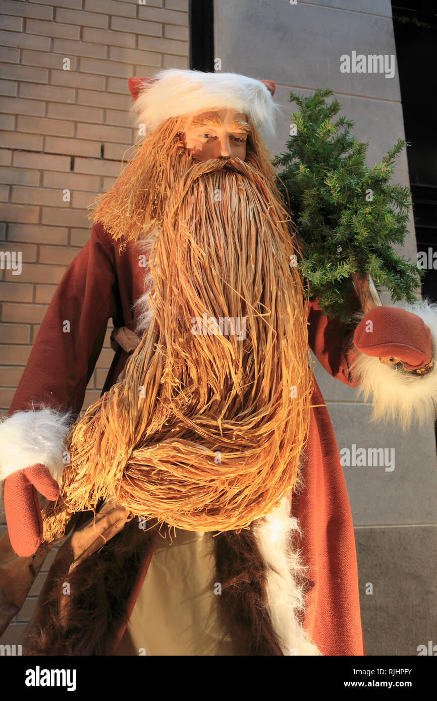 Santa Claus, figure, statue, Christmas Stock Photo - Alamy
