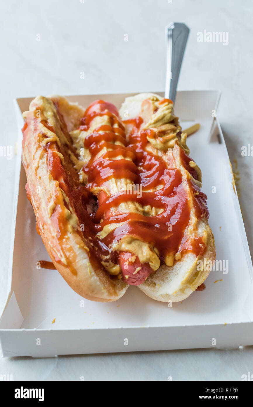 Hot dog bun package hi-res stock photography and images - Alamy