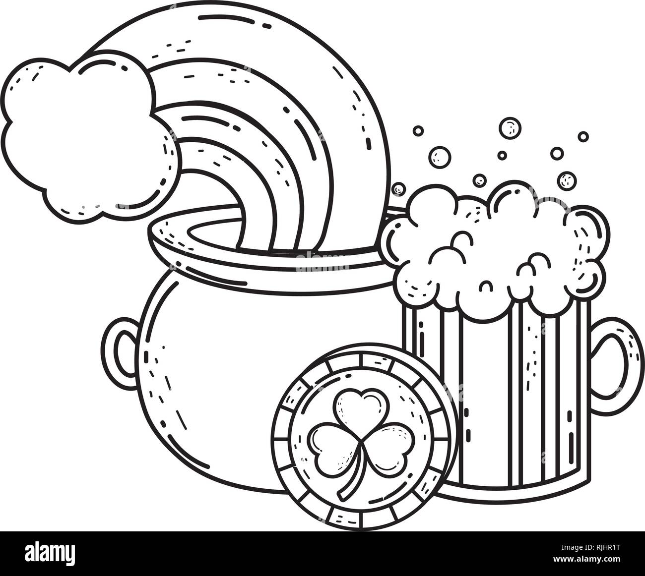 Beer day card Black and White Stock Photos & Images - Alamy