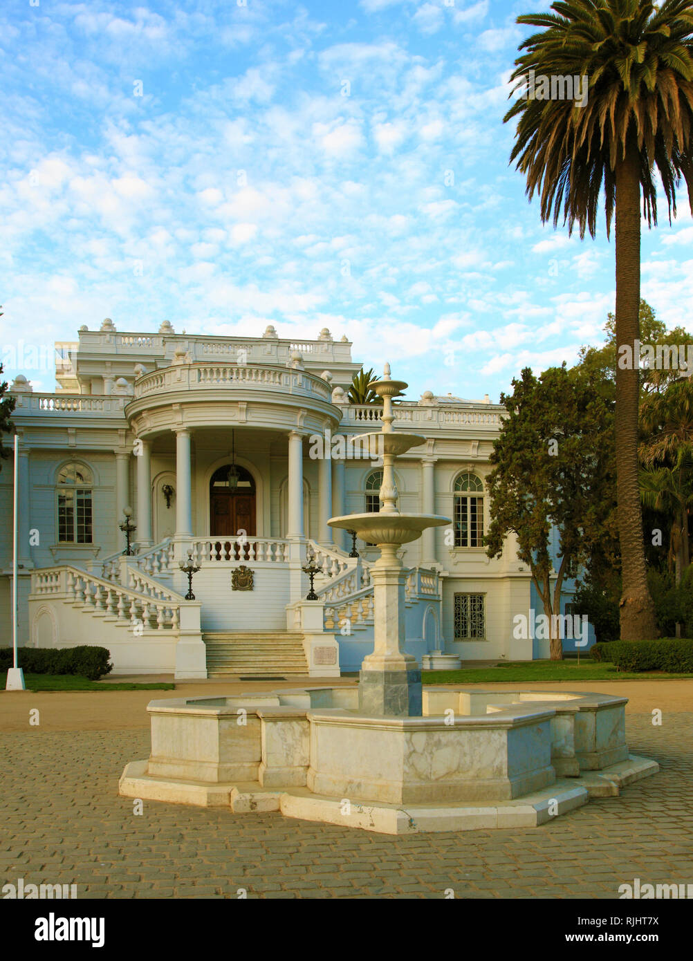 Chile, Vina del Mar, Rioja Palace Stock Photo - Alamy