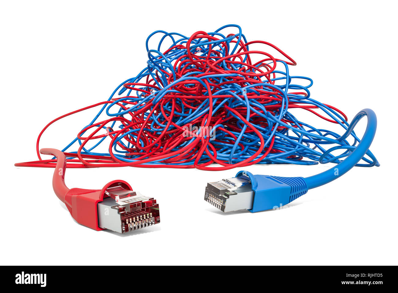 Computer network lan in 3d hi-res stock photography and images - Alamy