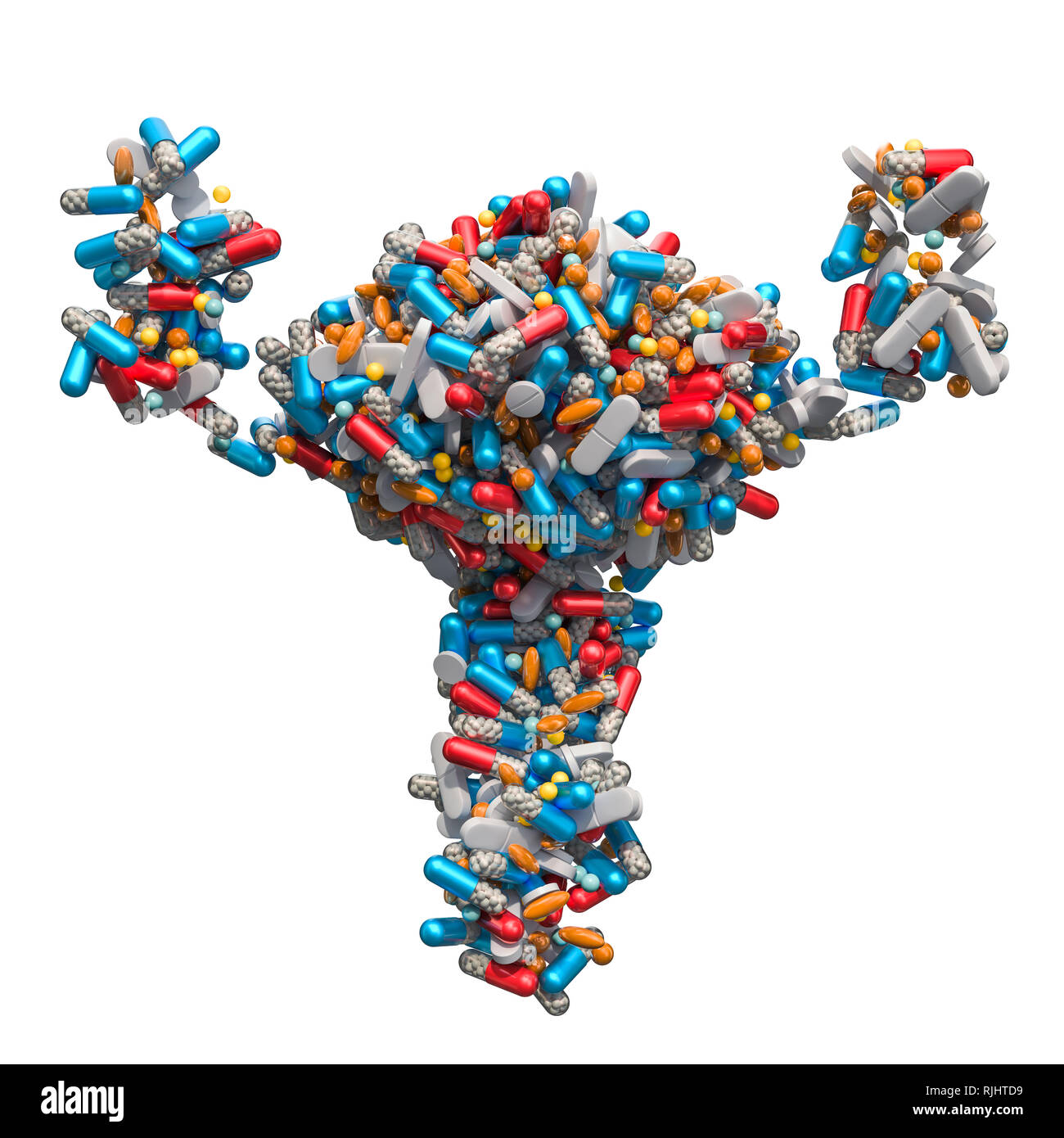 Uterus from medicine pills, capsules, tablets. Treatment of uterus ...