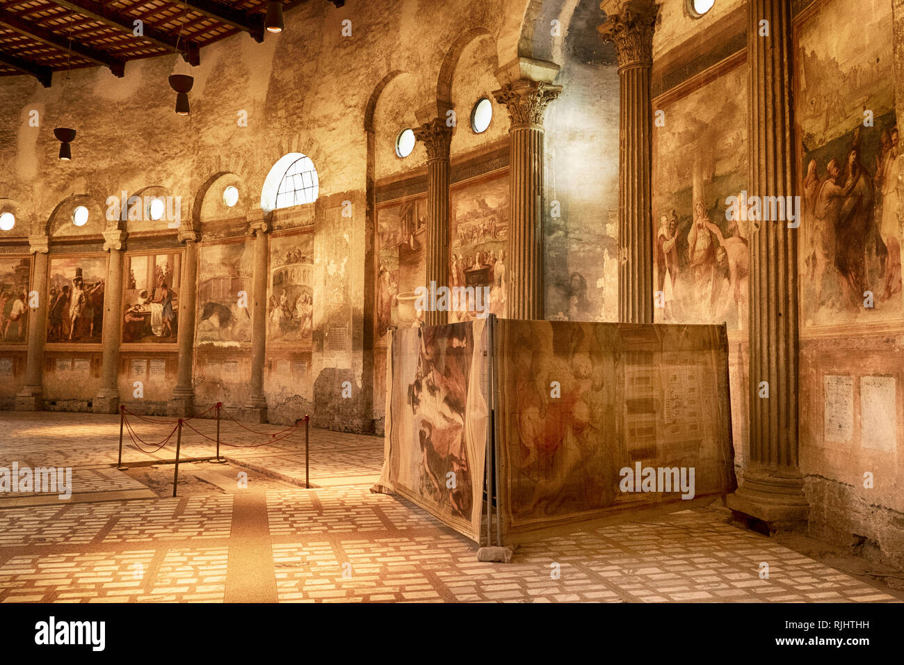 Basilica of St. Stephen in the Round on the Celian Hill, Basilica di ...