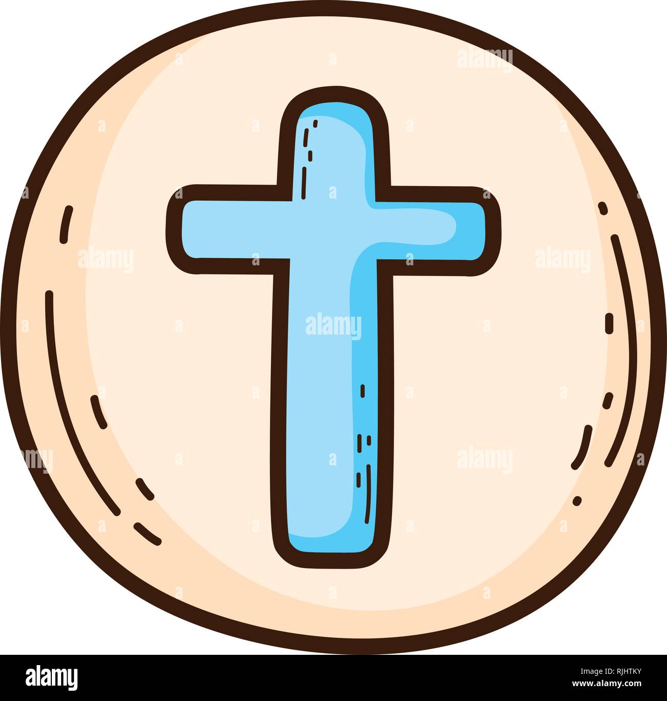 Cross first communion icon hi-res stock photography and images - Alamy