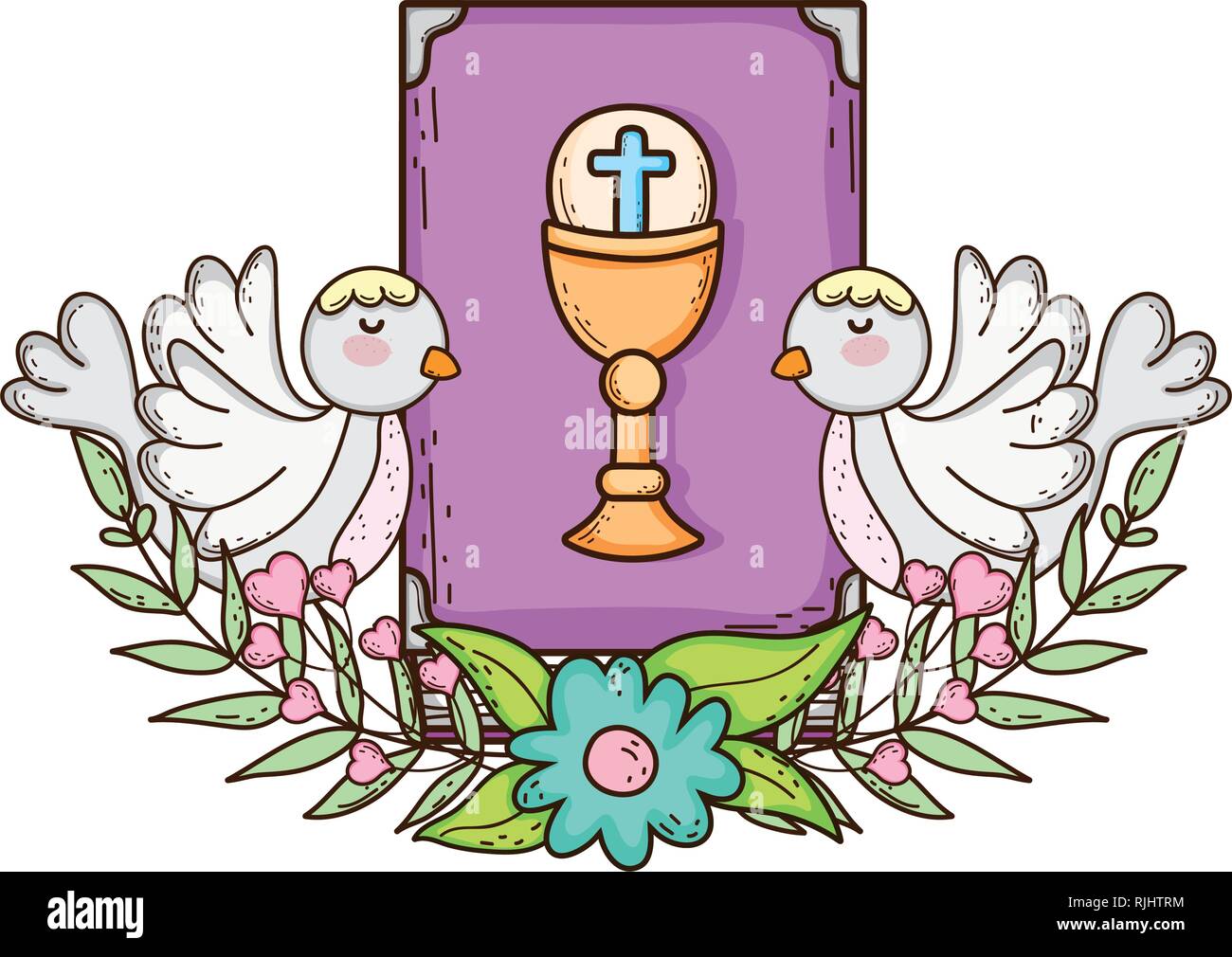 Birds of the bible Stock Vector Images - Alamy