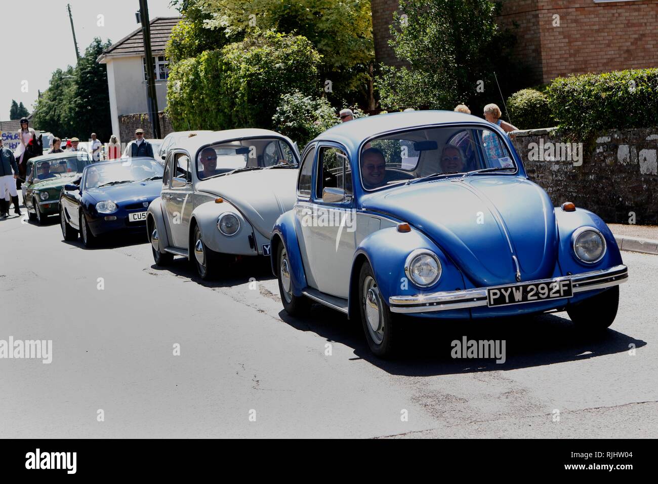 VW Beetles, an MGF and Hillman Imp among the cars in the Woolaston ...