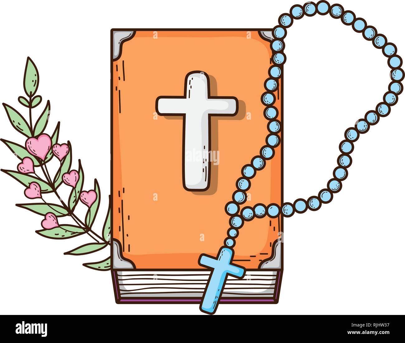 Holy bible rosary book prayer religion faith holy Stock Vector Images ...