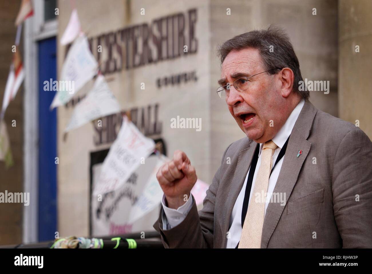 David Drew, Labour MP for Stroud, speaks about the campaign for ...