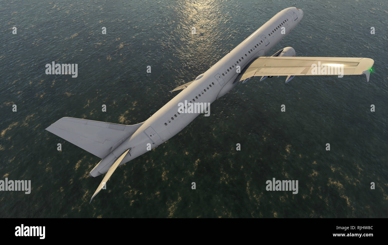 Airbus plane rendering hi-res stock photography and images - Alamy