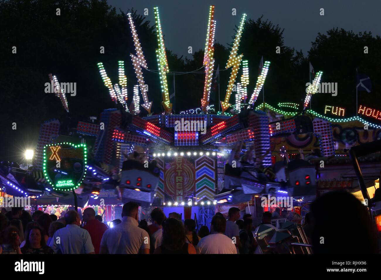 Travelling Fun Fair High Resolution Stock Photography and Images - Alamy