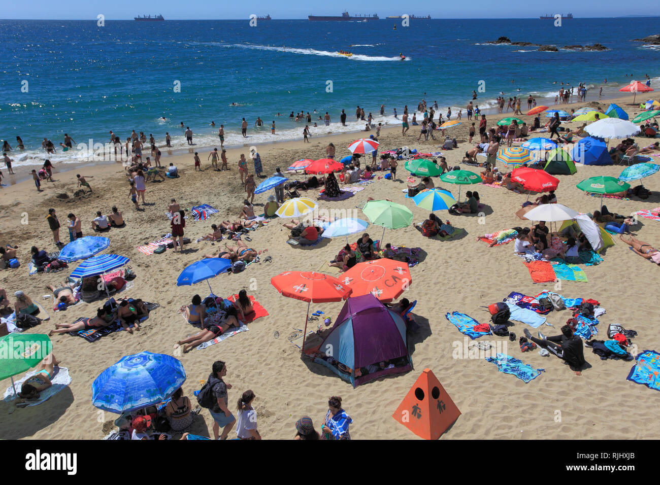 Vina del mar chile and beach hi-res stock photography and images - Alamy