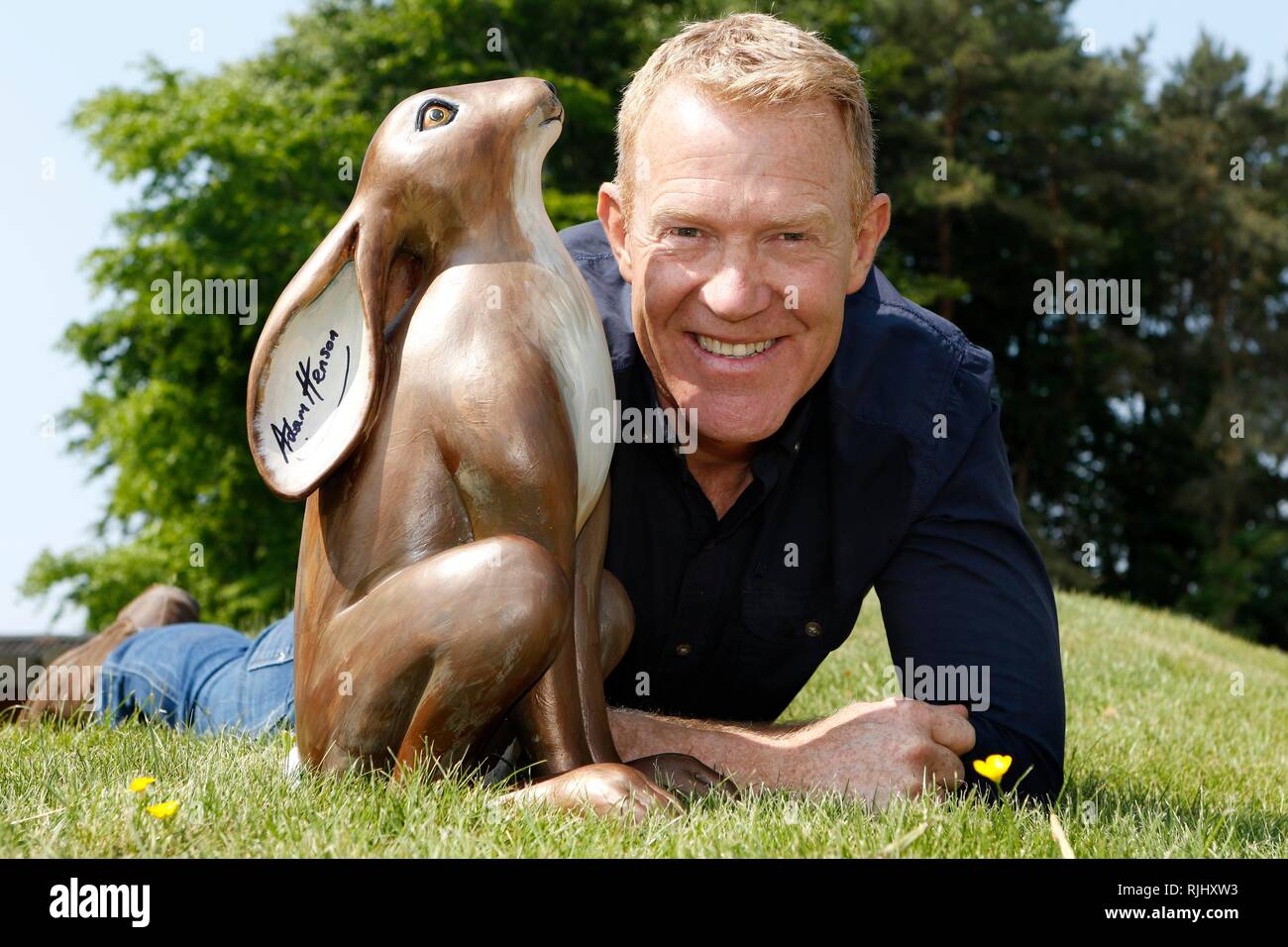 Adam Henson launches the 2018 Cotswold AONB Hare Trail, at his Cotswold ...