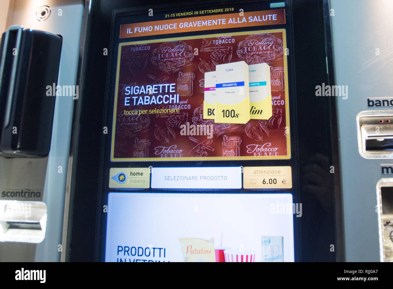 Electronic tobacco vending machine hi-res stock photography and images ...