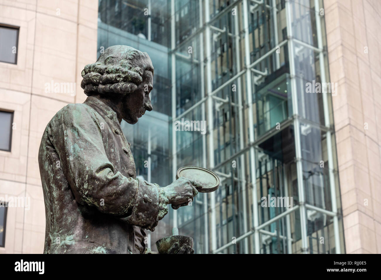 Joseph Priestley Statue Leeds Yorkshire England Stock Photo - Alamy