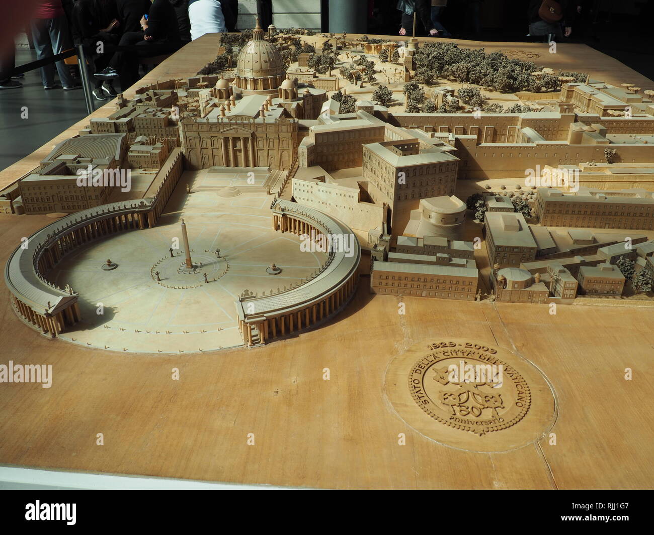 Model of St.Peter's Basilica and the Vatican inside the Vatican's ...