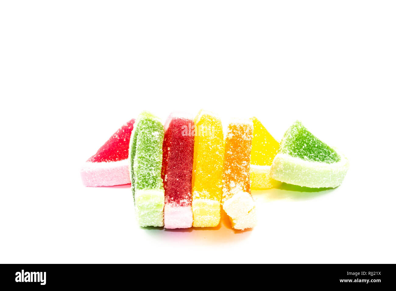 Colorful candies as a delicious snack Stock Photo - Alamy