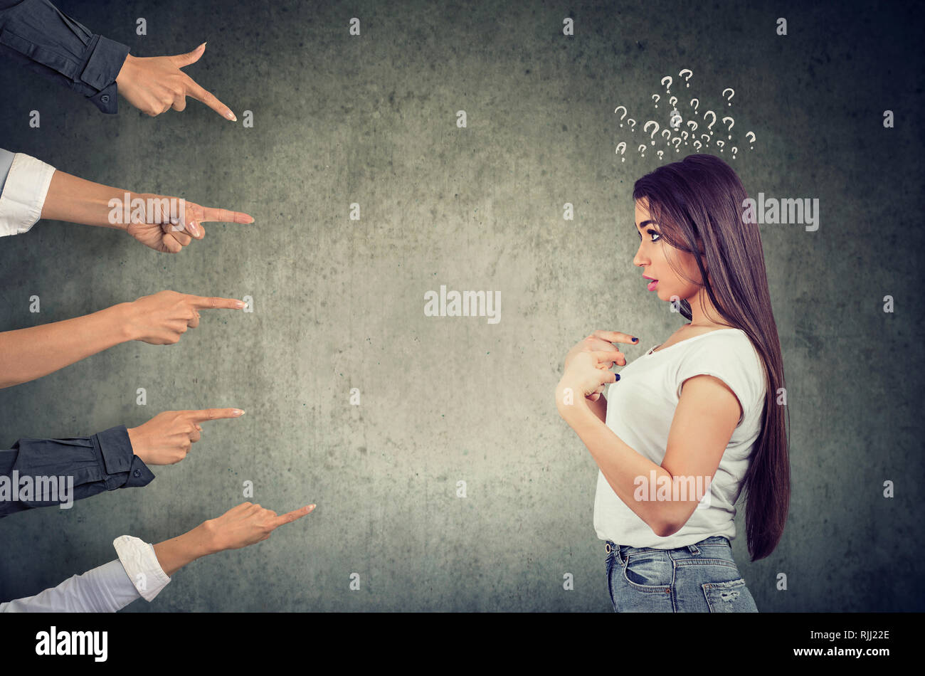 People Pointing At Someone