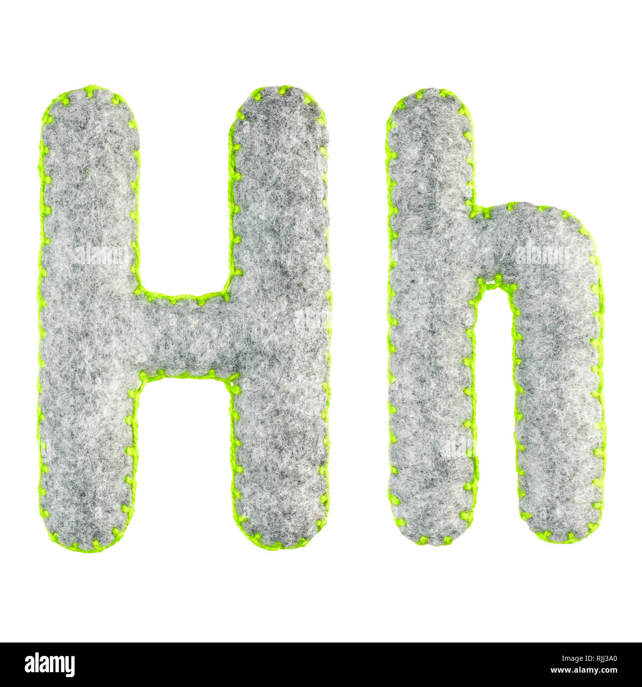 The letter H of the Latin alphabet isolated on a white background. The ...