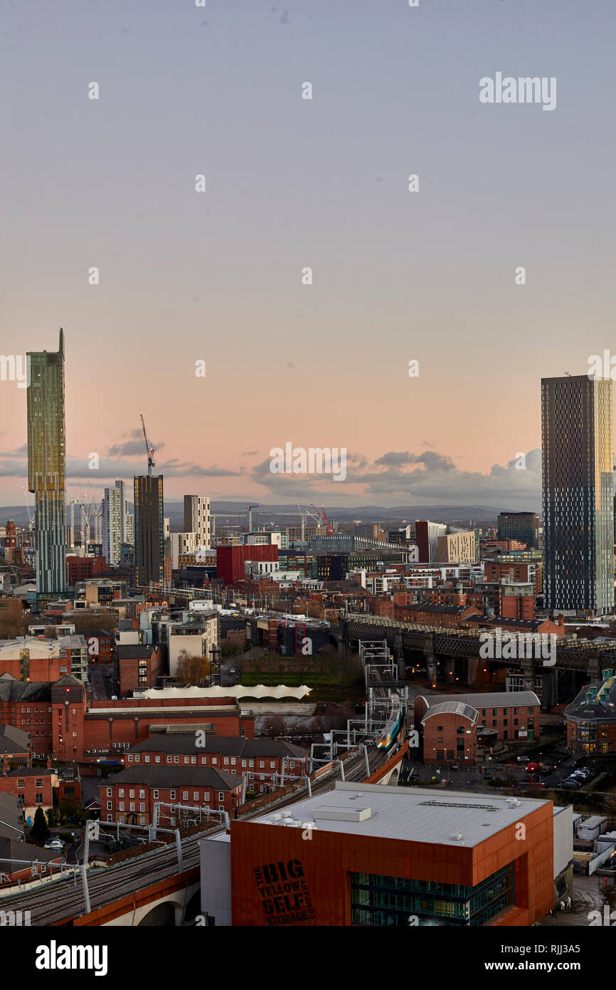 Manchester Skyline Beetham High Resolution Stock Photography and Images ...