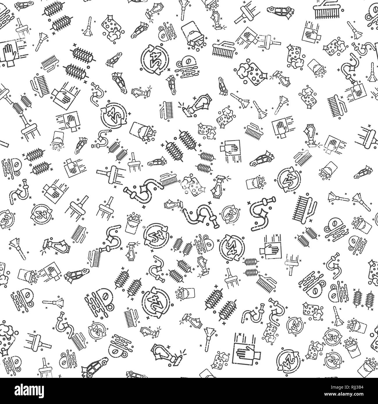 Car wash pattern. Vector illustration EPS 10 Stock Vector Image & Art ...