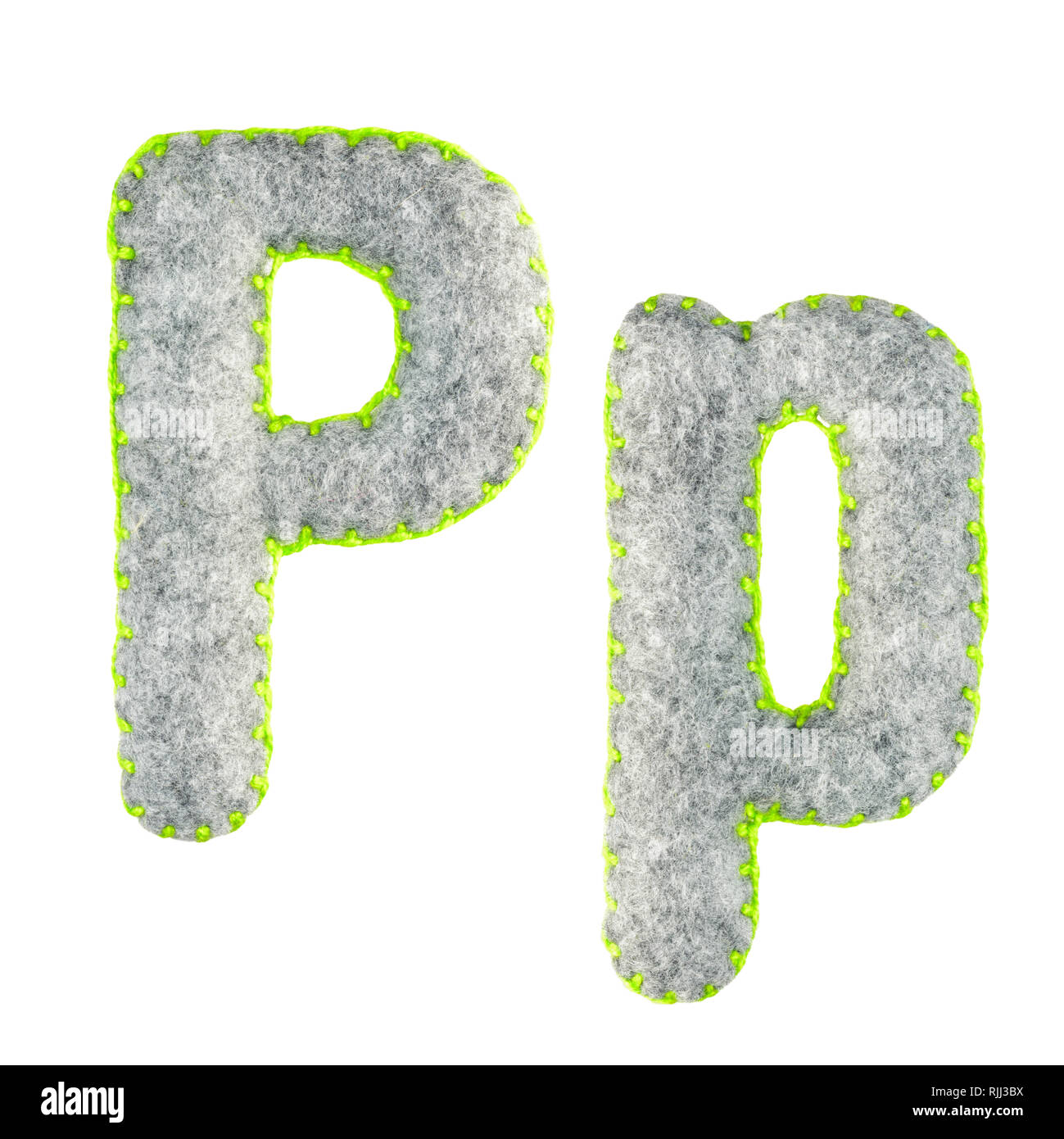 The letter P of the Latin alphabet isolated on a white background. The ...