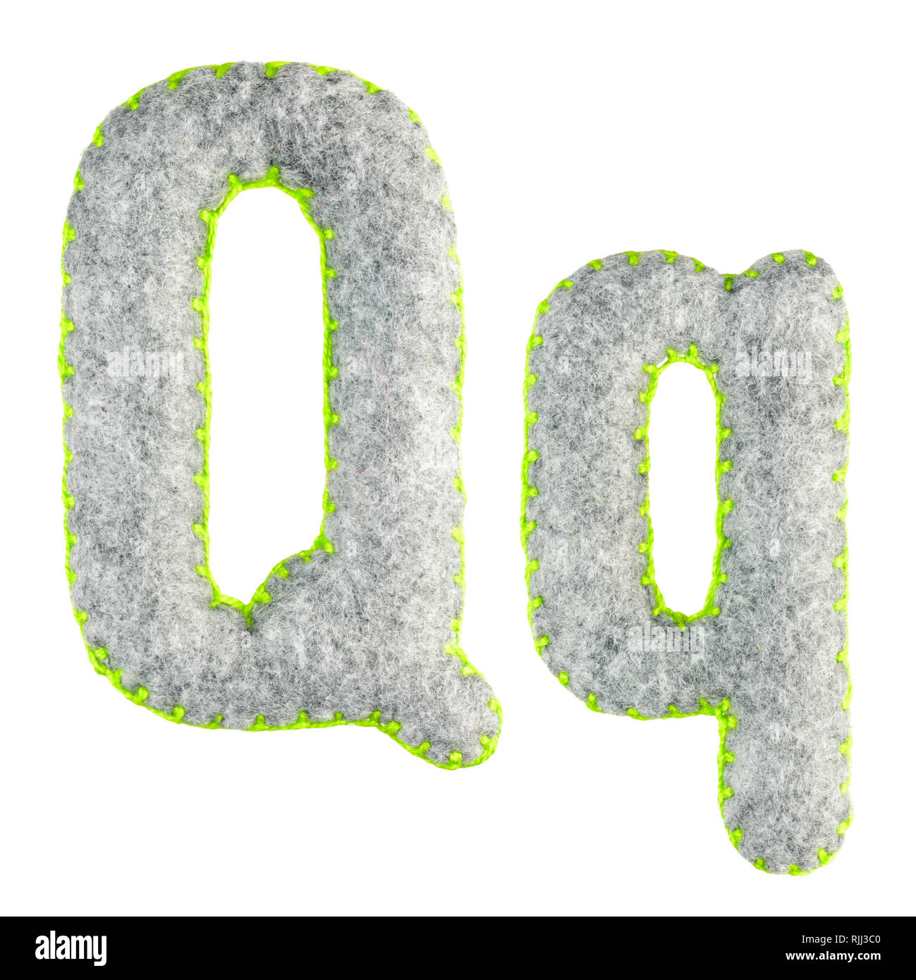 The letter Q of the Latin alphabet isolated on a white background. The ...