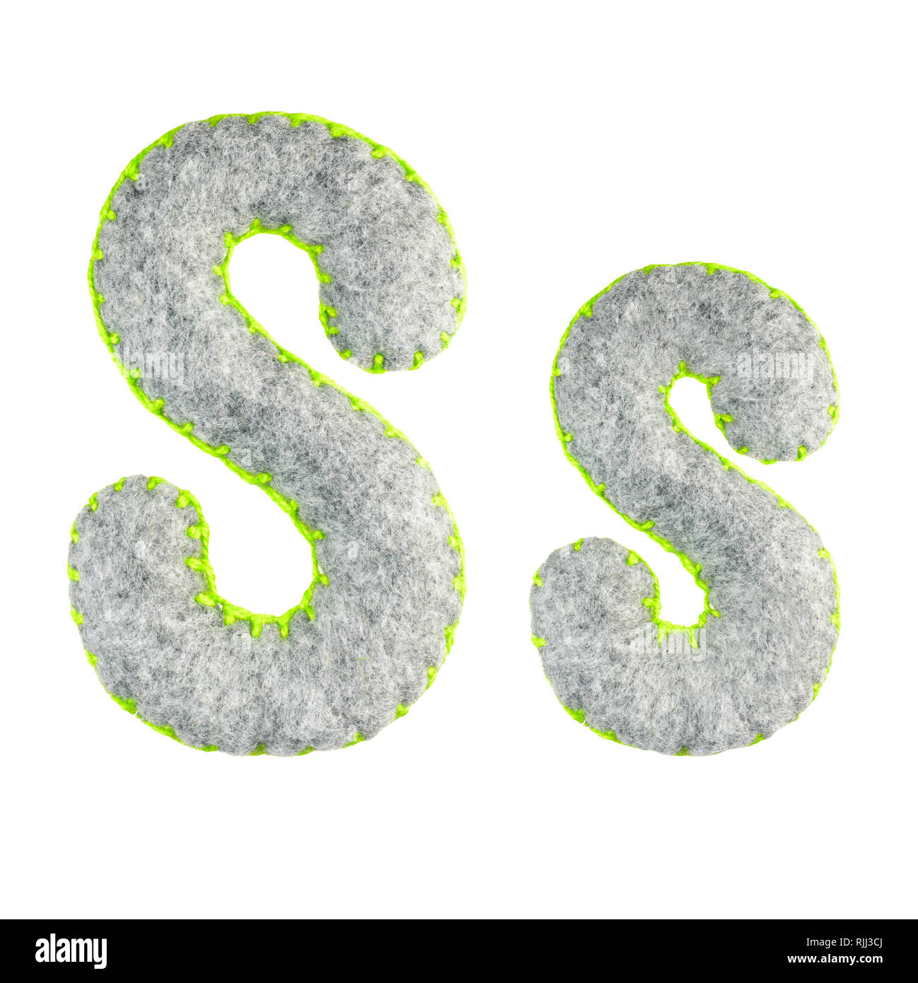 The letter S of the Latin alphabet isolated on a white background. The ...