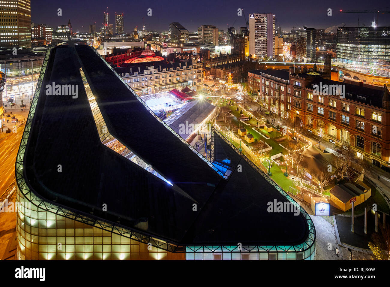 Aerial View Manchester City Centre High Resolution Stock Photography ...