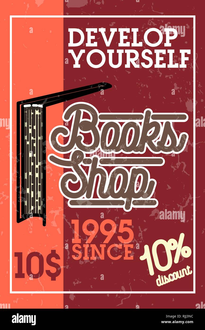 Book shelf store window Stock Vector Images - Alamy