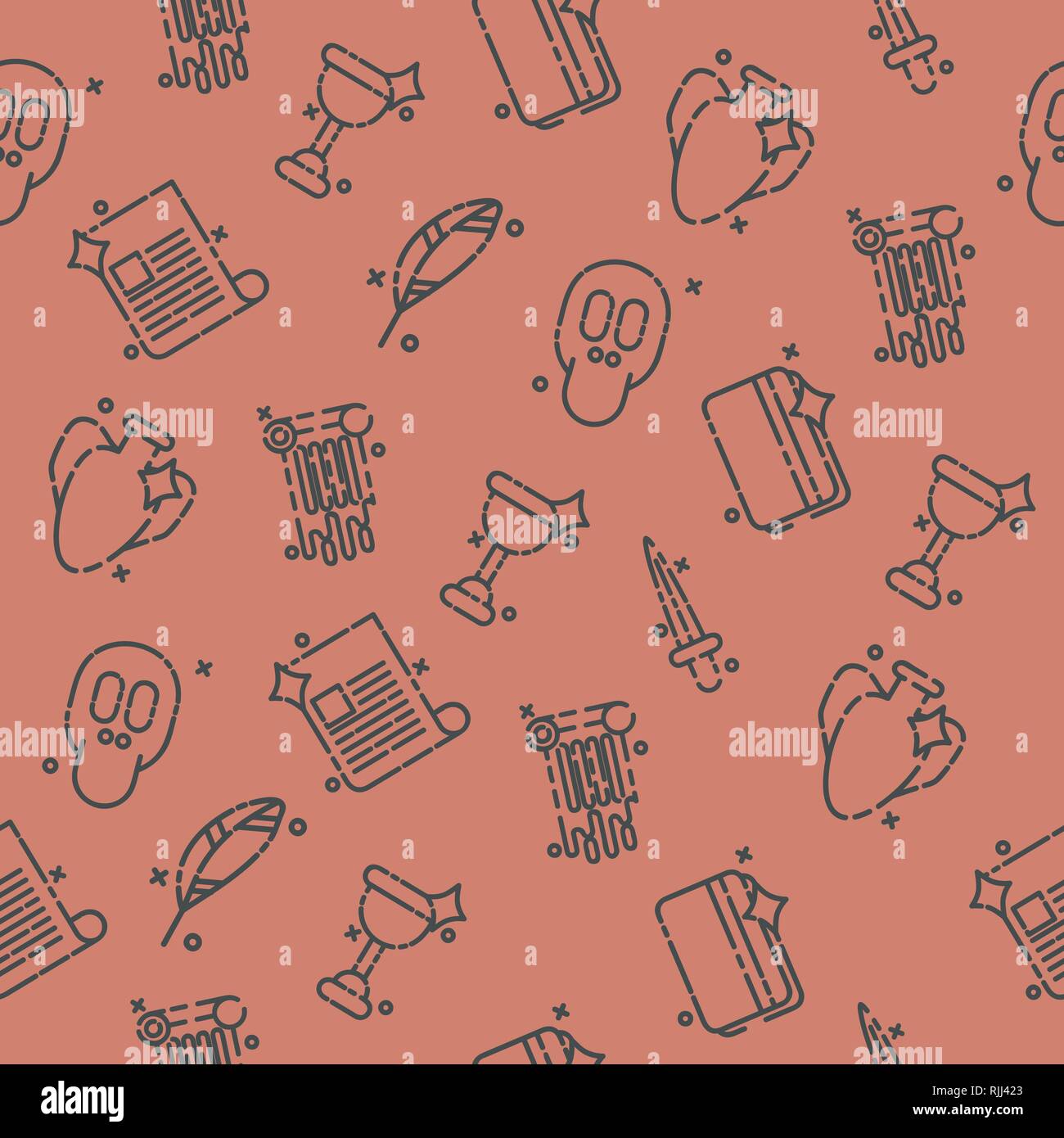 History and culture icons pattern. Vector illustration, EPS 10 Stock ...