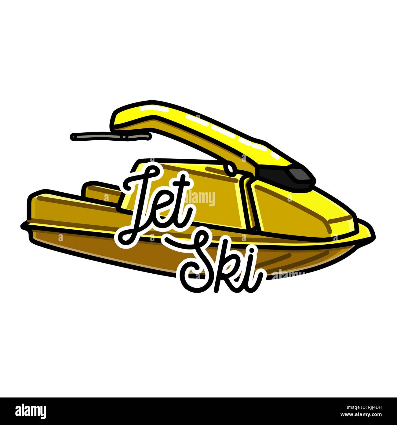 Water ski vintage Stock Vector Images - Alamy
