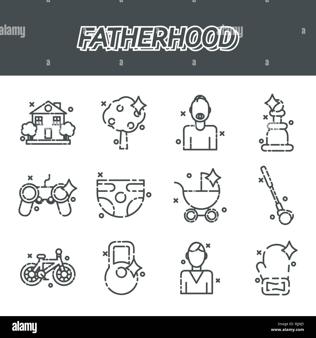 Understanding daddy Stock Vector Images - Alamy