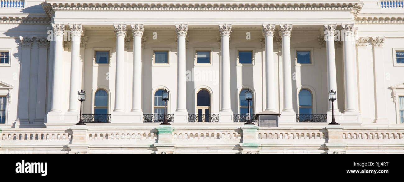 Capitol building dc balcony hi-res stock photography and images - Alamy