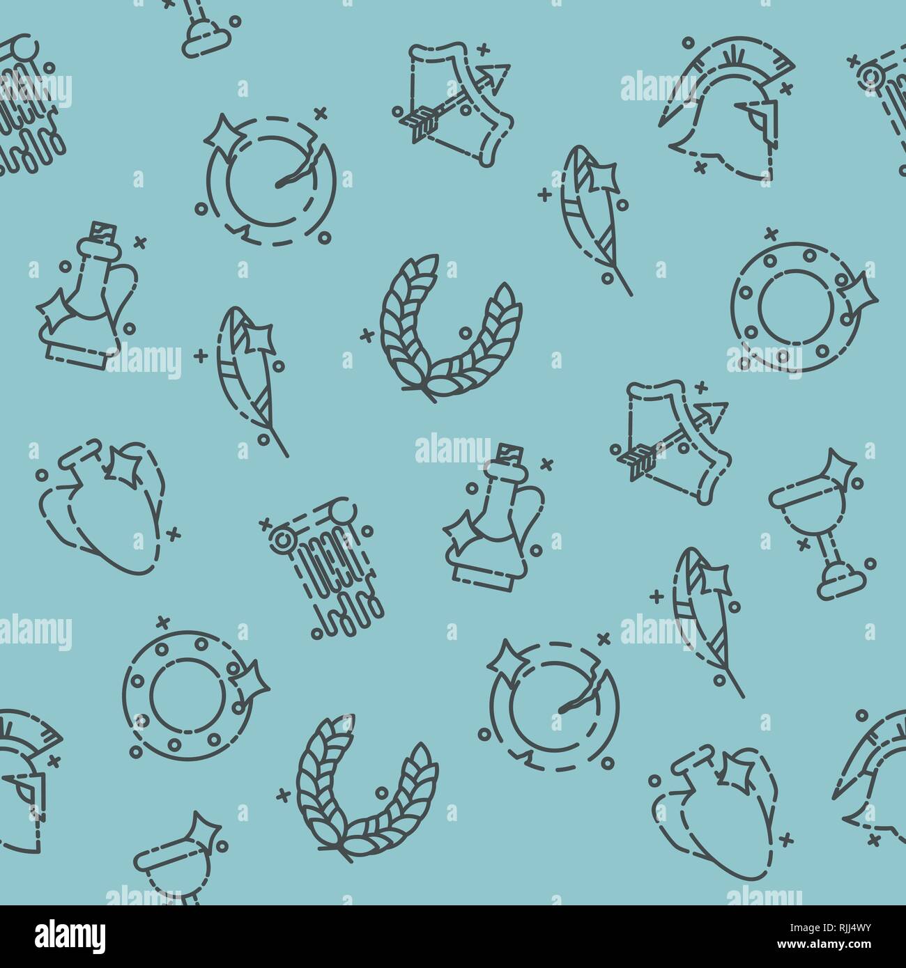 Ancient rome pattern. Vector illustration EPS 10 Stock Vector Image ...