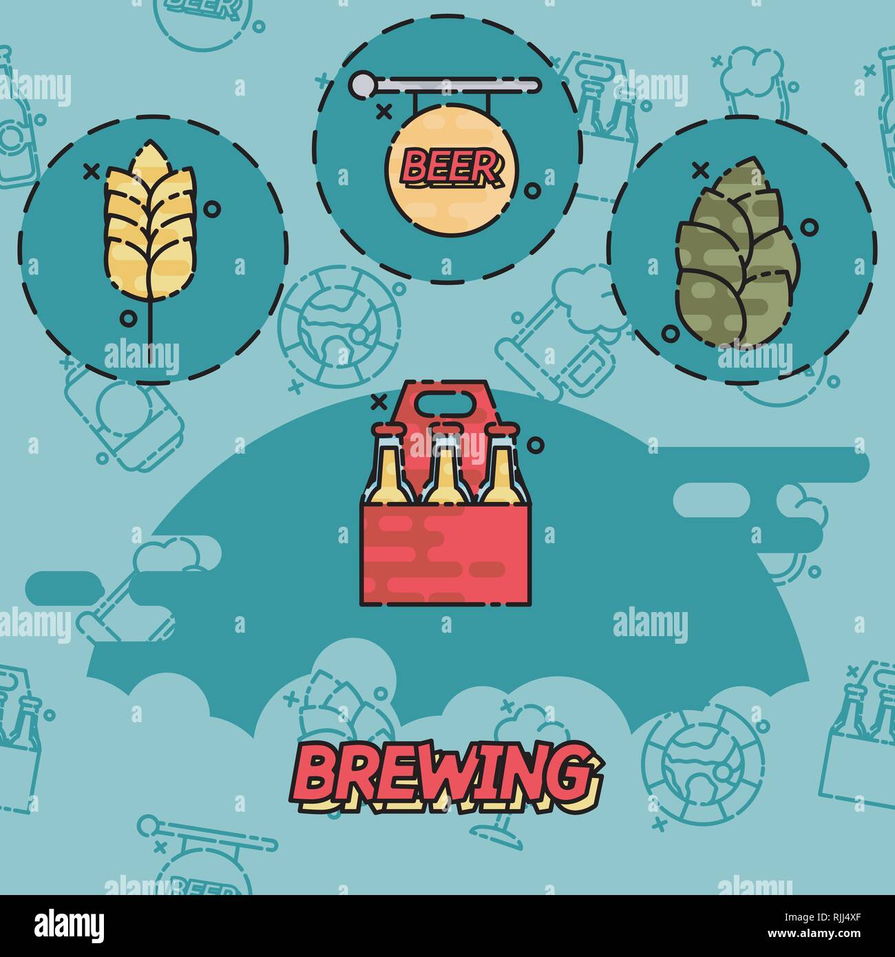 Infographic Art Beer