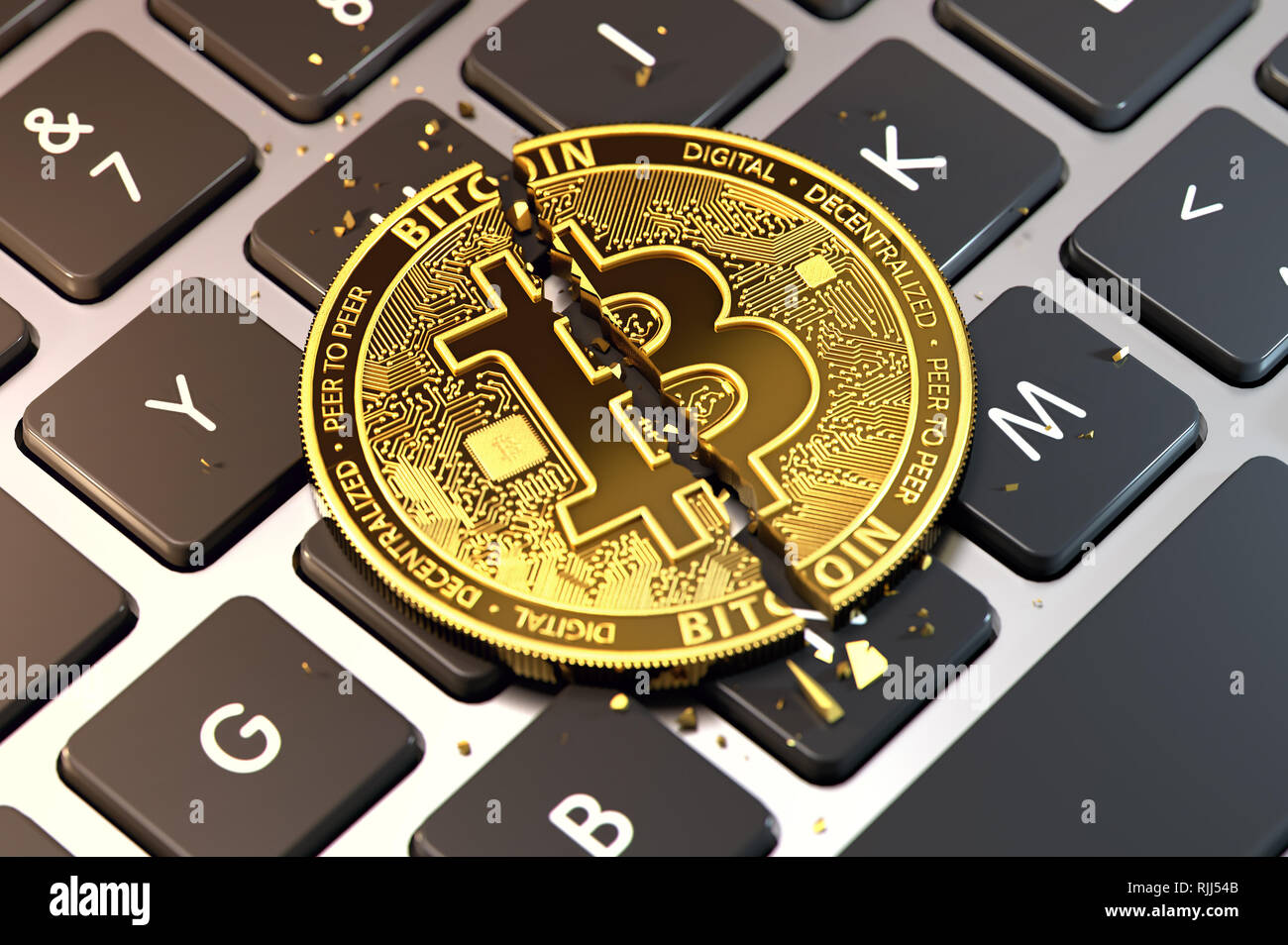 Cryptocurrency collapse hi-res stock photography and images - Alamy