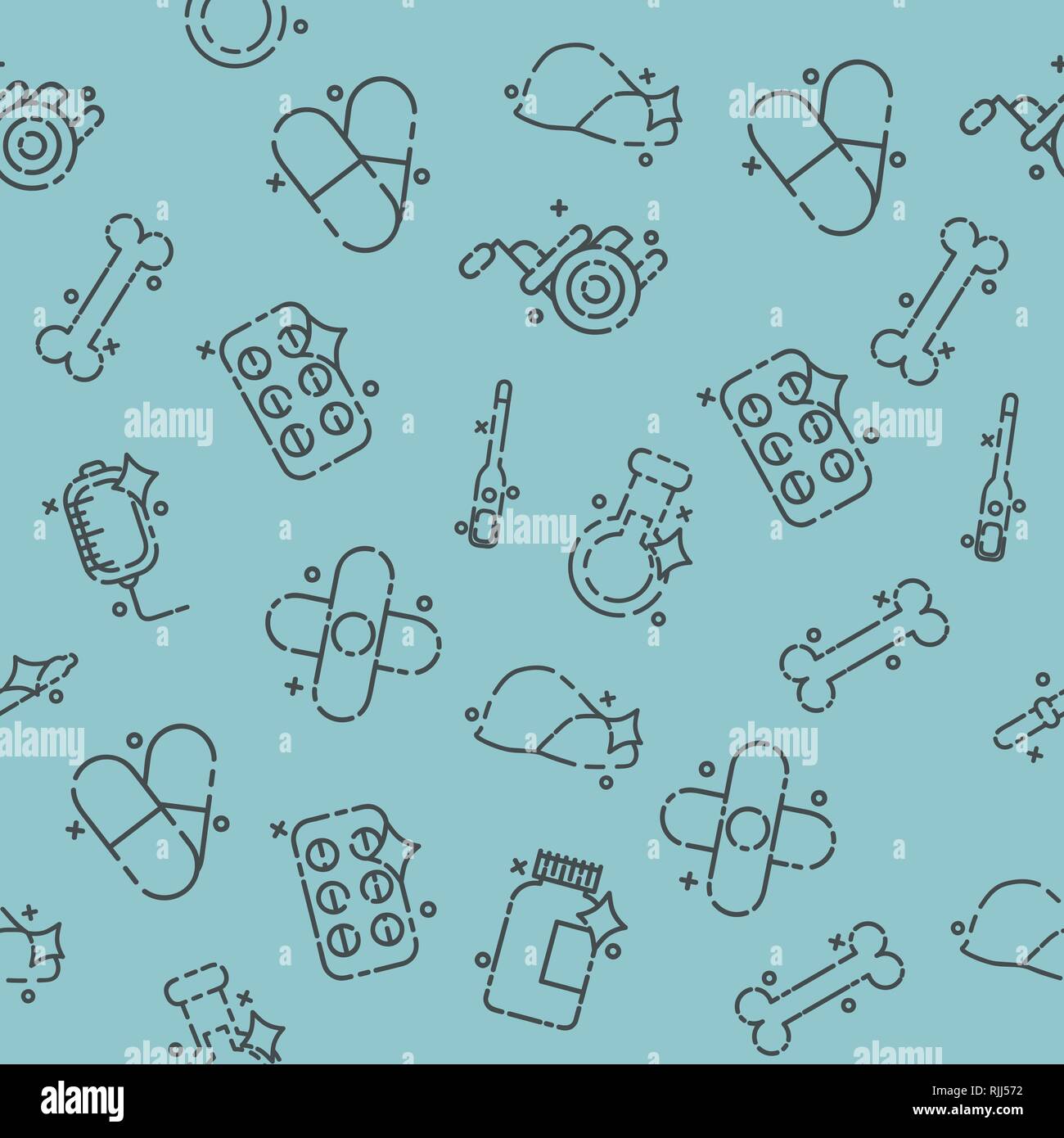 Pharmacy concept icons pattern. Vector illustration, EPS 10 Stock ...