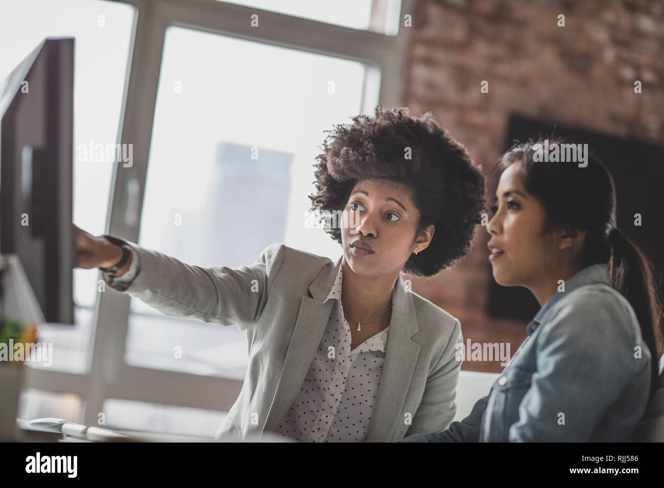Woman manager training hi-res stock photography and images - Alamy