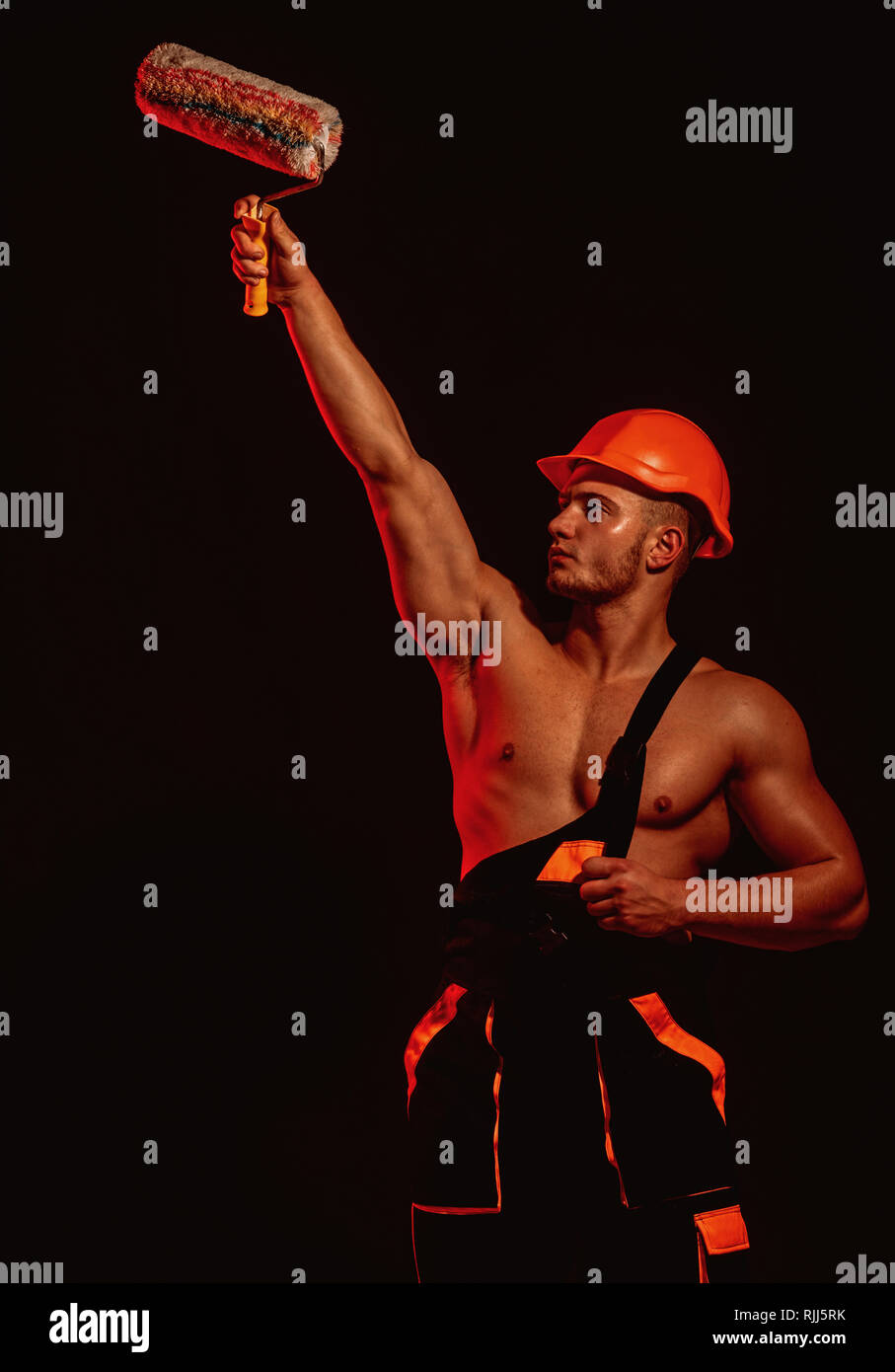 Make your painting projects go faster and smoother.Construction worker ...