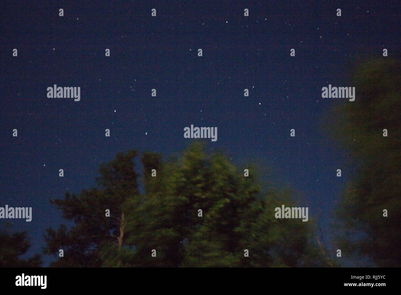 Michigan Night Sky, Elk Lake, Michigan Stock Photo - Alamy