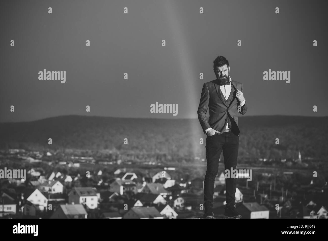 Very strict manager Black and White Stock Photos & Images - Alamy