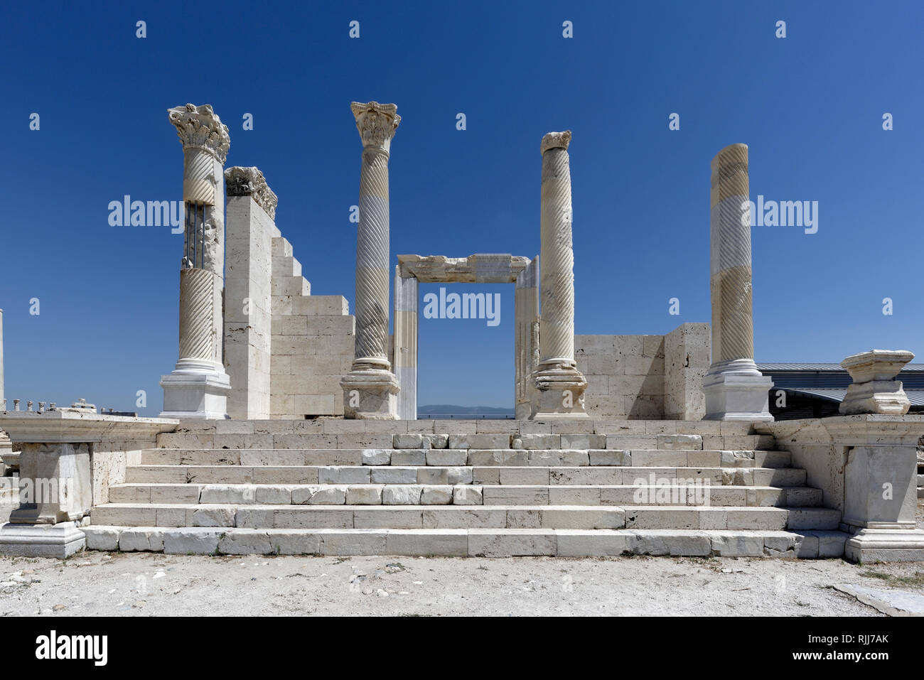 View of Temple A, which is a prostyle temple of Corinthian order ...