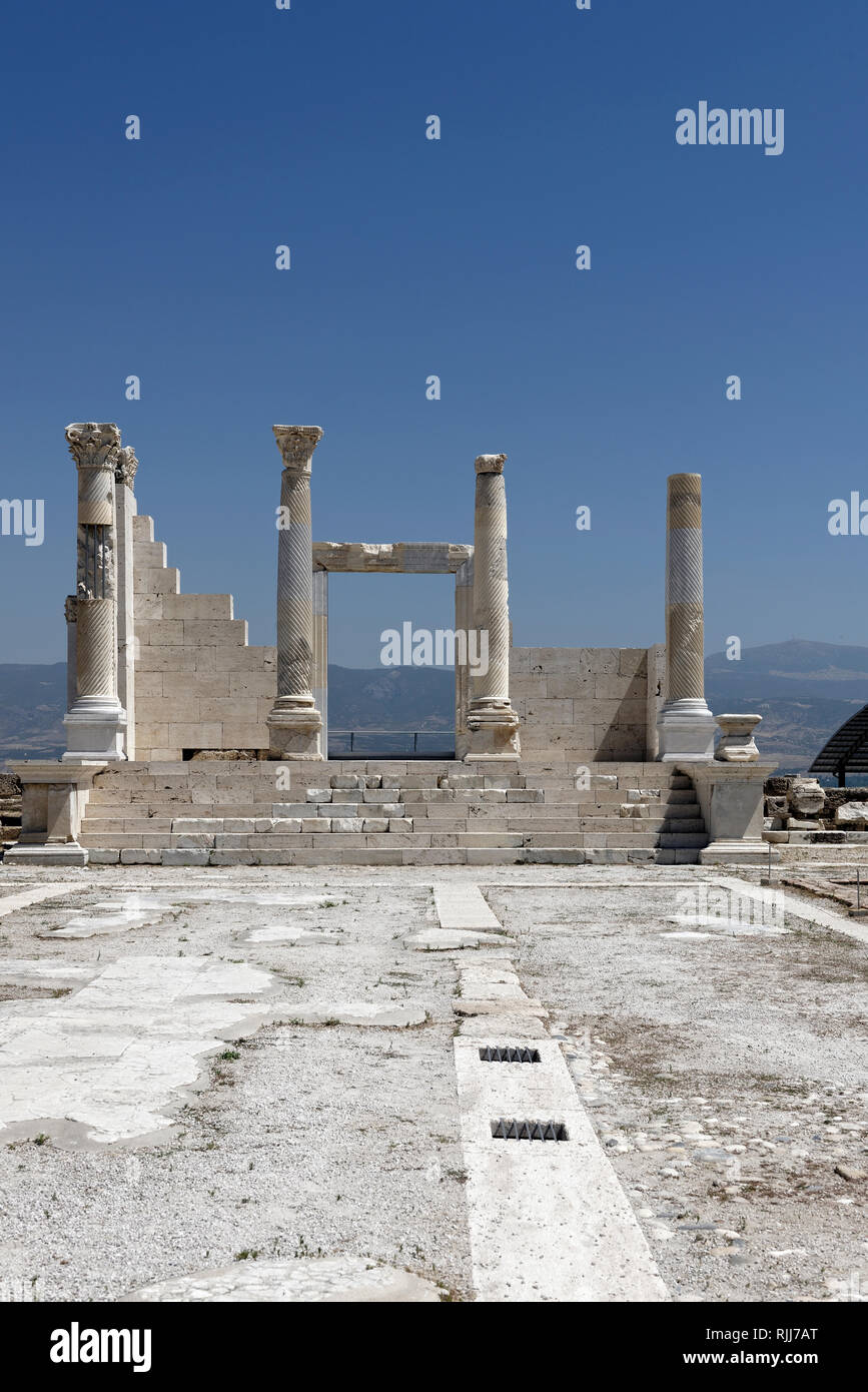 View of Temple A, which is a prostyle temple of Corinthian order ...