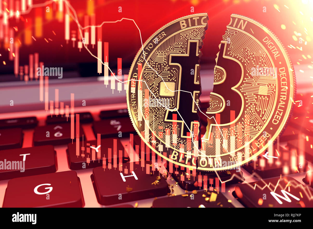 Stock plummets hi-res stock photography and images - Alamy