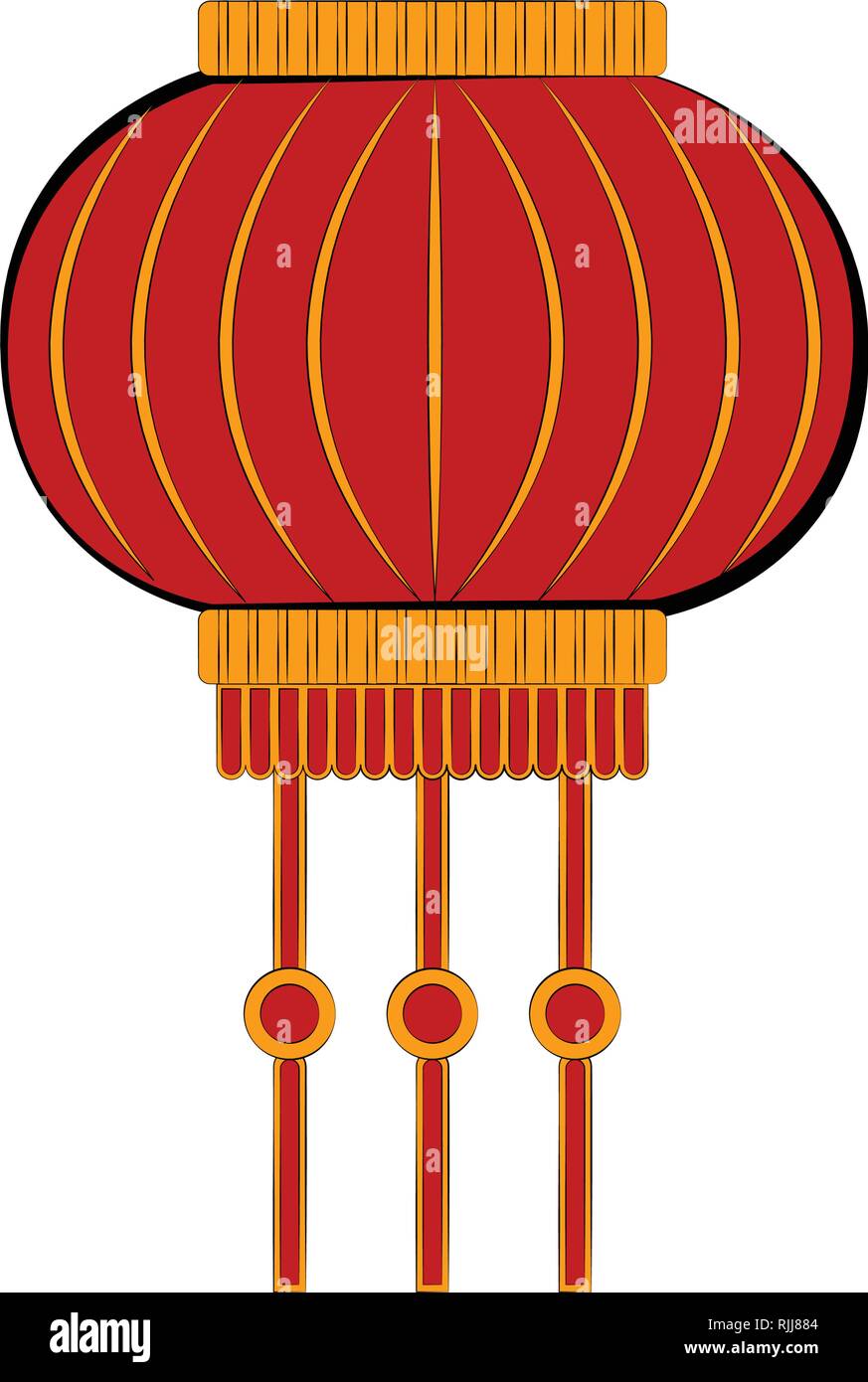 Sketch of a chinese lantern Stock Vector Image & Art - Alamy