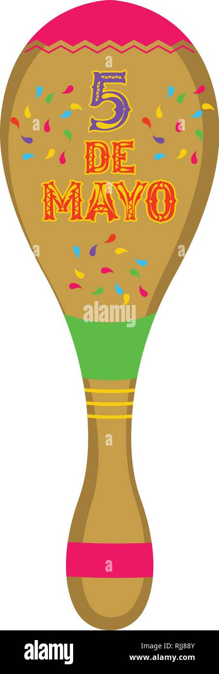 Traditional mexican maraca Stock Vector Image & Art - Alamy