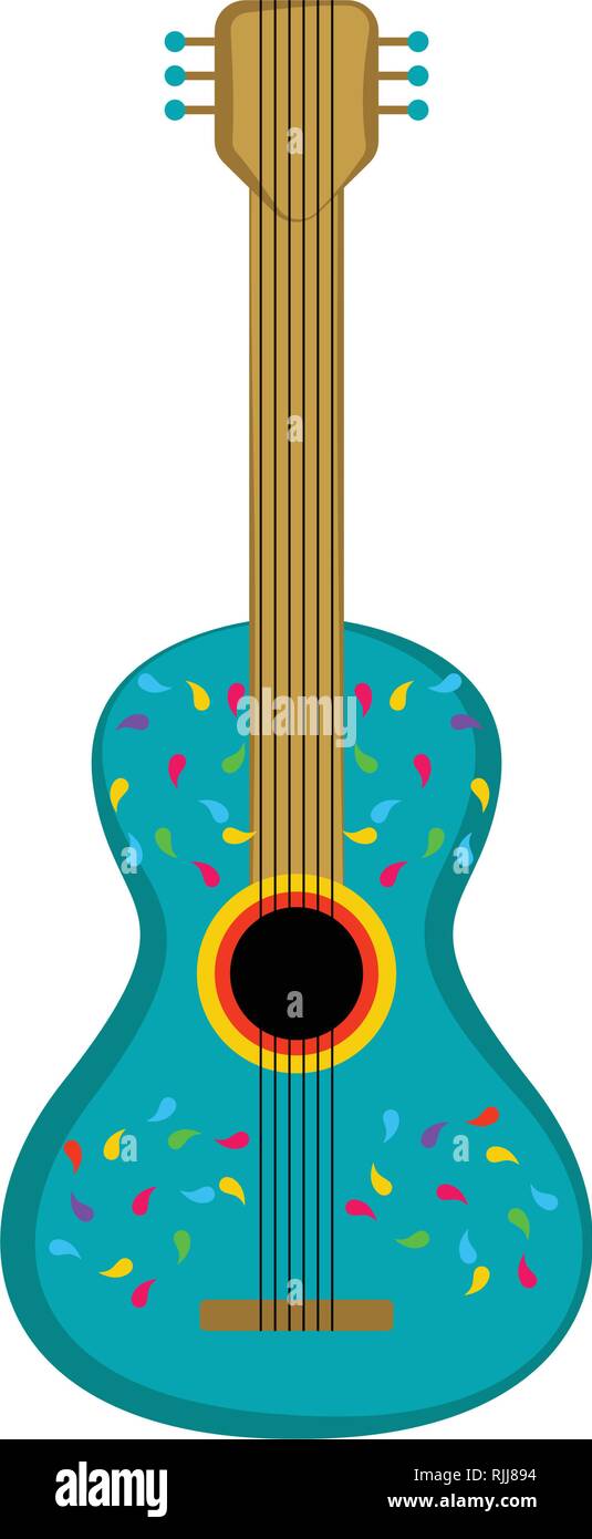 Cute guitar Stock Vector Images - Alamy