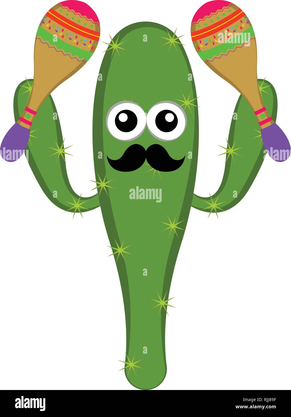 Playing maracas Stock Vector Images - Alamy