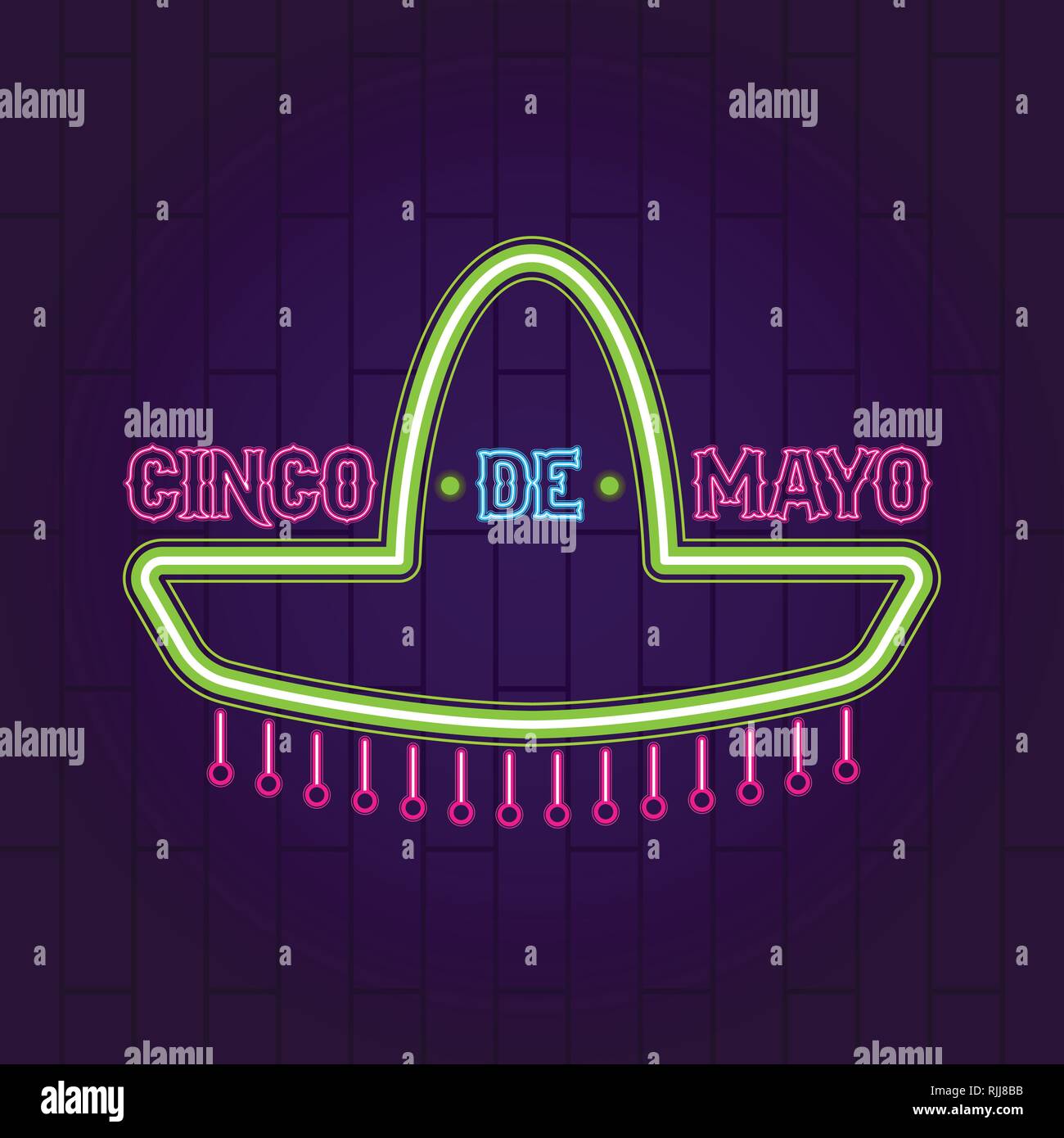 Cinco de mayo neon banner Stock Vector Image & Art - Alamy