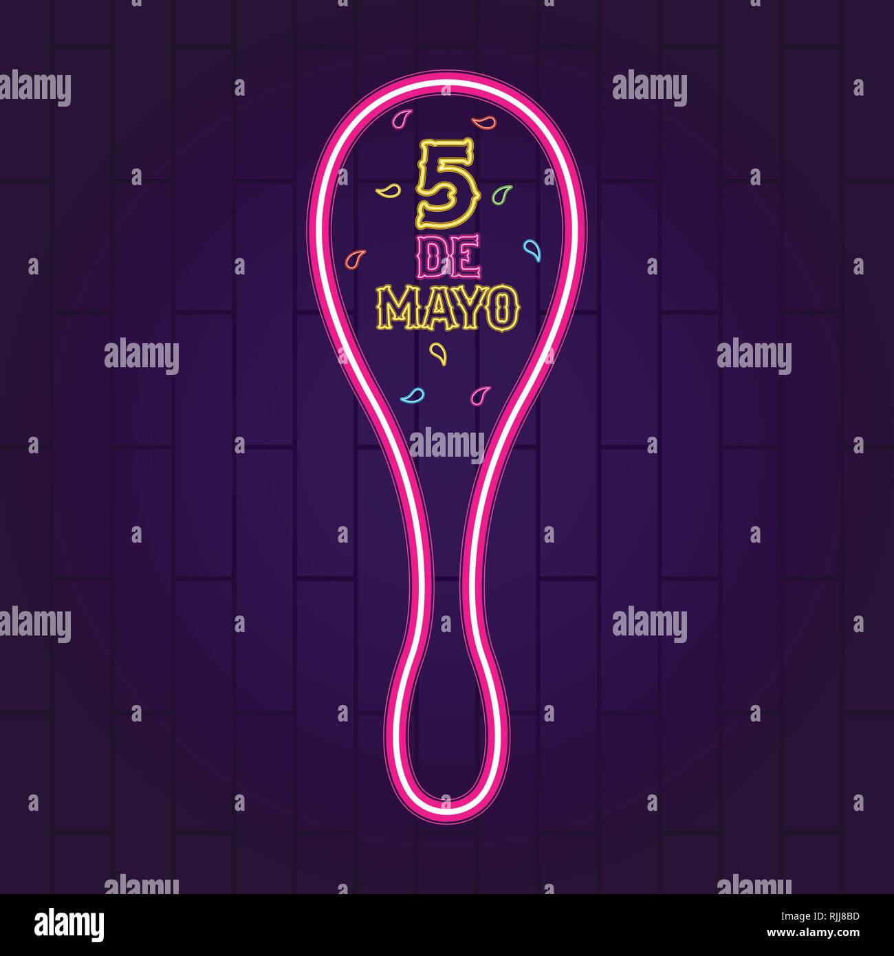 Cinco de mayo neon banner Stock Vector Image & Art - Alamy